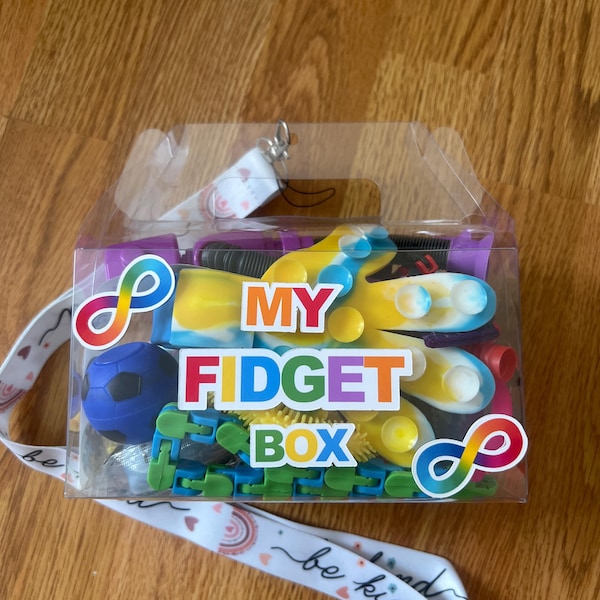 Sensory / Fidget Box With Handle - Etsy UK