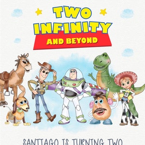 Two Infinity and Beyond Invitation, Two Infinity and Beyond Birthday ...