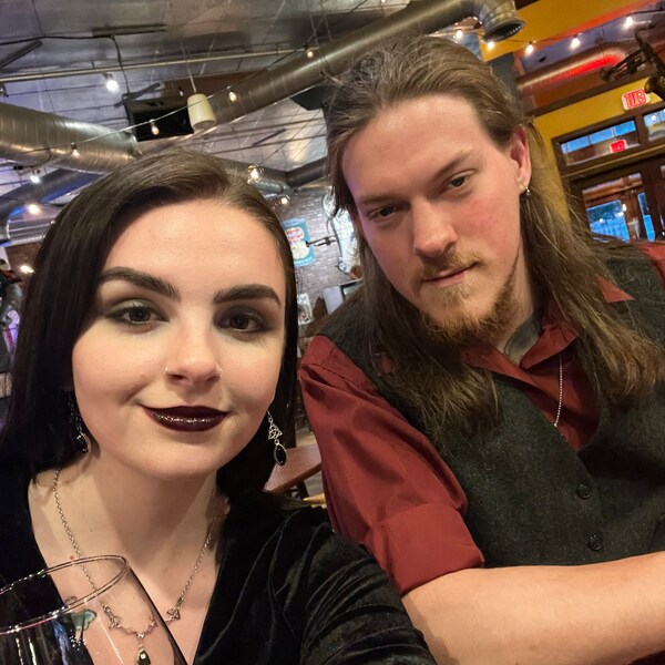 Jet Black Onyx Trinity Triquetra Knots Silver Necklace Choker Elven Elf ...