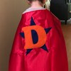 SUPERHERO POWER CAPES, Single-sided With Emblem and Initial - Etsy