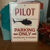 Pilot Parking Sign, Pilot Gift, Pilot Decor, Pilot Sign, Helicopter ...