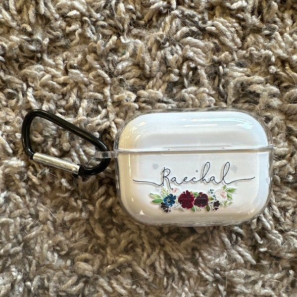 Tirita Personalised AirPod Case Cover for Airpods 1 2 3 4, Airpods Pro ...