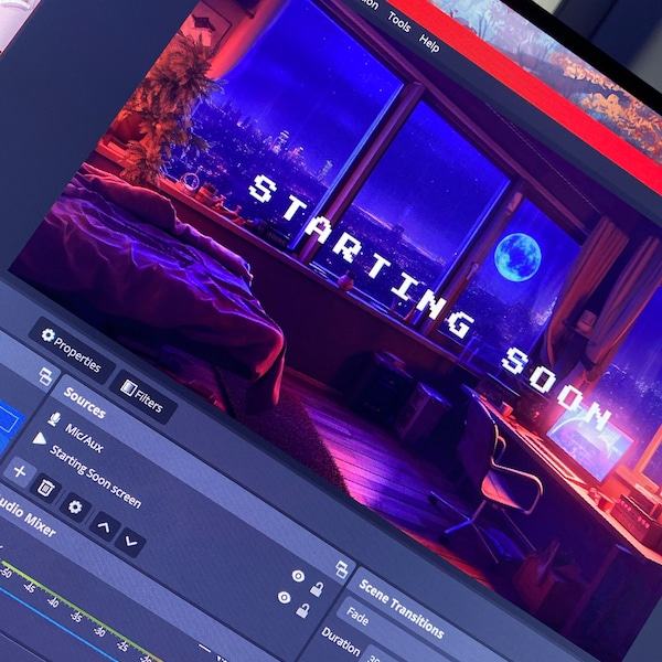 4 Stream Screens | Lofi Stream Screens | Animated Background | Vtuber ...