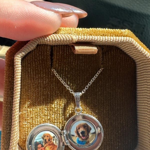 Round Circle Mini Locket, Gold Filled, Silver, Minimalist Personalized ...