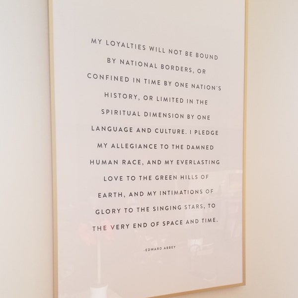 Modern Custom Quote Print, Large Wall Art, Custom Printable Art ...