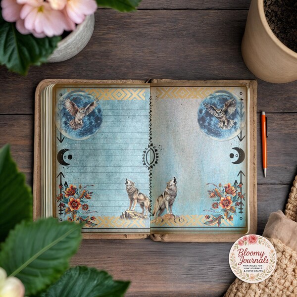 Soft Morning Junk Journal Mockup With Hands, Flowers, and Tea by the ...