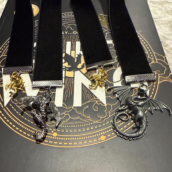 Tairn & Andarna Bookmark, Dragon Bookmark, Fourth Wing Inspired ...