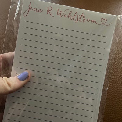 Personalized Notepad, Custom Notepad, Personalized Stationery, Wedding ...