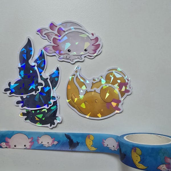 Narwhal Sticker Set, Cute Narwhal, Cute Stickers, Kawaii Stickers ...