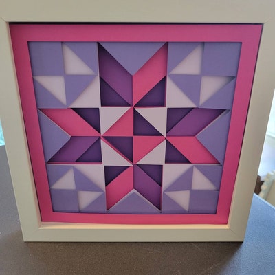 Quilt Block, Layered Quilt, 3D Shadow Box, Quilt Pattern, Quilt Craft ...