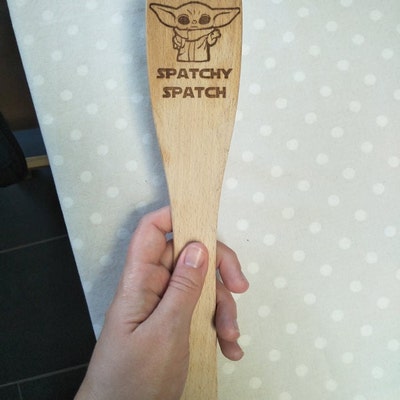 Star Wars Inspired Wooden Spatchy Spatch Spatula - Etsy UK