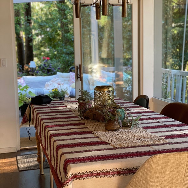 Easter Ukrainian Table Runner, Wedding Centerpiece With Blue Ornament ...