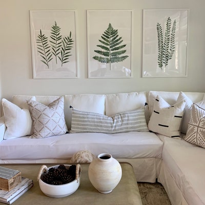 Fern Wall Art, Fern Art Print, Fern Wall Decor, Fern Print Living Room ...