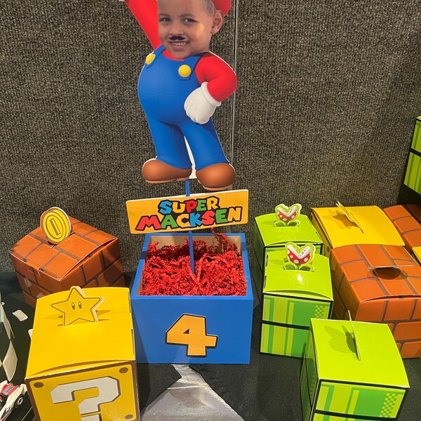 Sonic Party Decorations, Sonic Hedgehog Centerpieces, Shadow Party ...