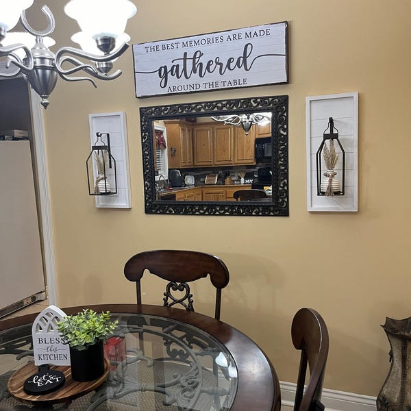 Personalized Kitchen Sign Farmhouse Kitchen Family Recipe Kitchen Wall ...