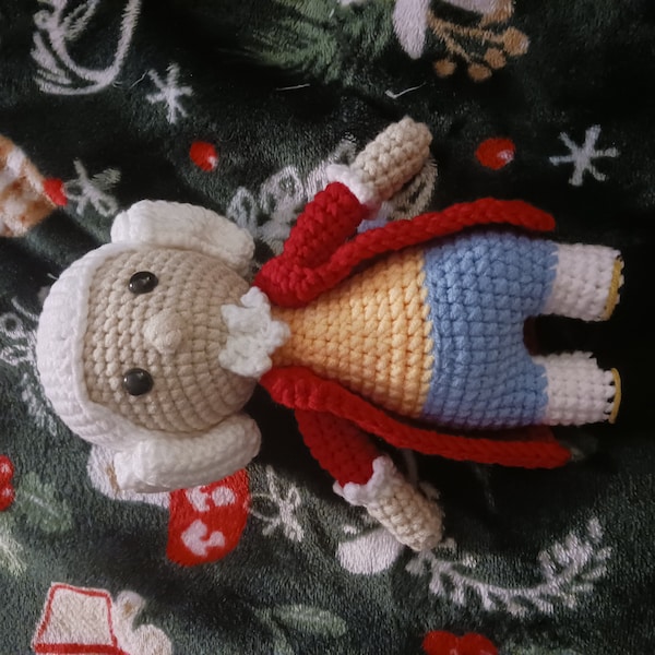 Crochet Mozart, Mozart Doll, Amigurumi Mozart, Stuffed Plush Mozart ...