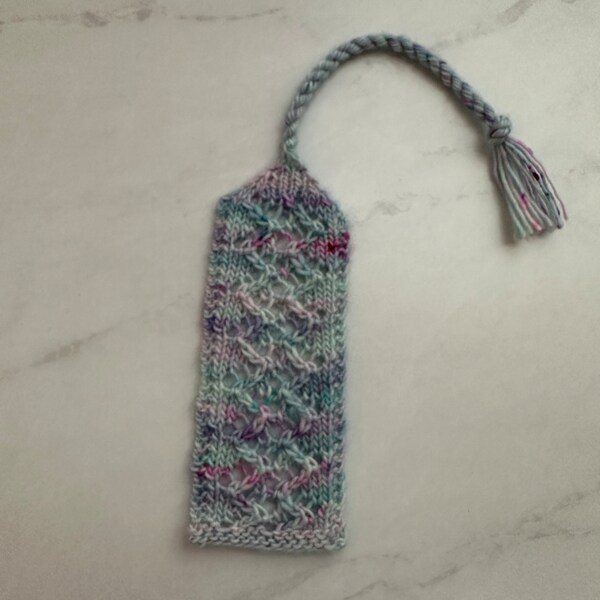 KNITTING PATTERN ⨯ Bookmark Knitting Pattern, Lace Bookmark Knitting ...