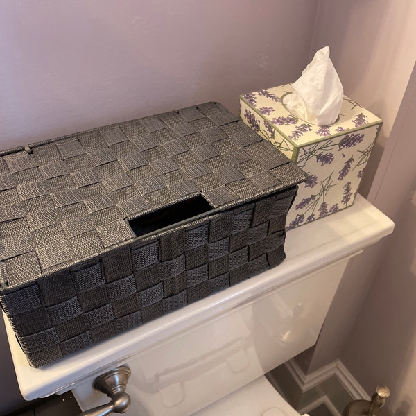 Soft Lavender Tissue Box Cover - Etsy