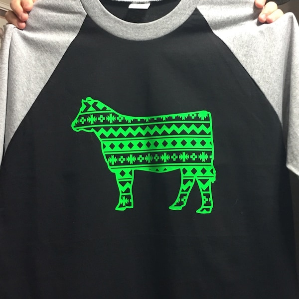 Aztec Show Heifer Svg,livestock Svg,farm Animal SVG File-cutting ...