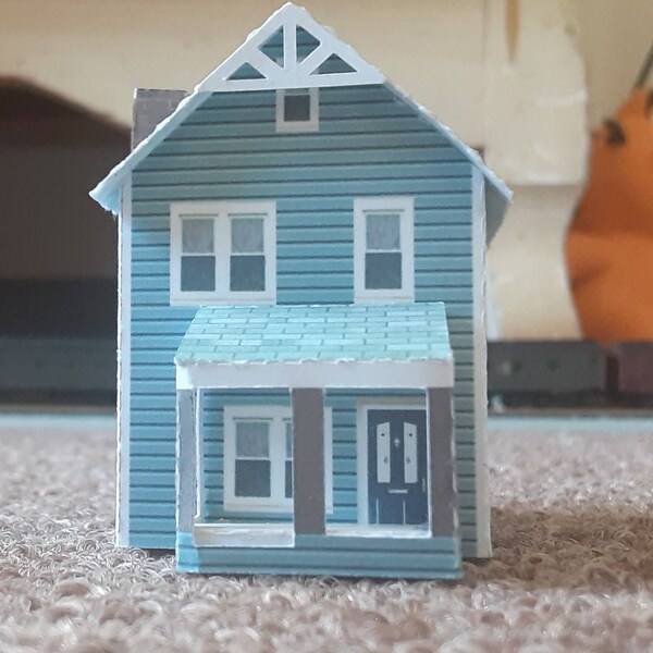 Paper Model Cardstock Building Newsstand Pre-cut Cardstock Kit Set N or ...