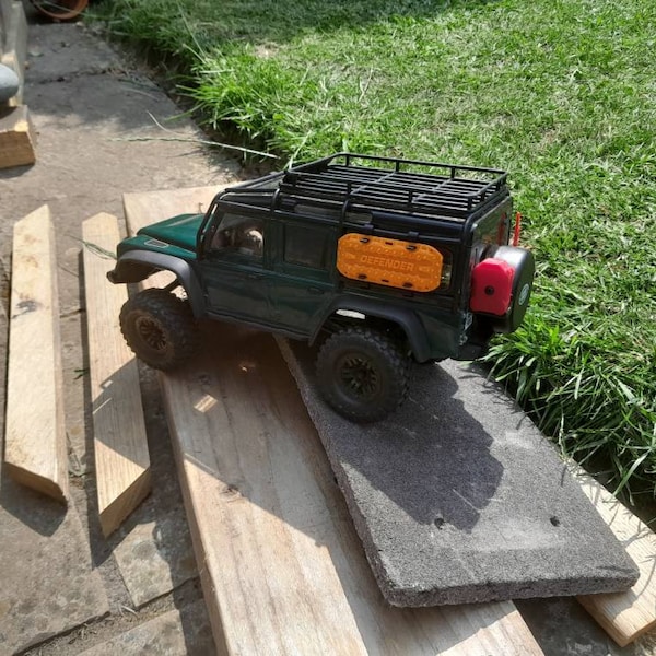 Land Rover Defender Sand Ladders – 1/18 Scale RC Accessory for TRX-4M ...