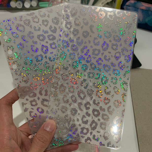 Holographic Leopard Print Planner Dashboard: Ring Binder Divider - Etsy