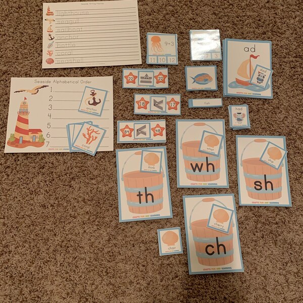 Seaside Learning Pack, Ocean Learning Pack, Beach Learning Pack ...