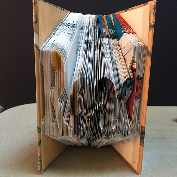 READ Book Folding Pattern 195 Folds 390 Numbered Pages. PDF Digital ...