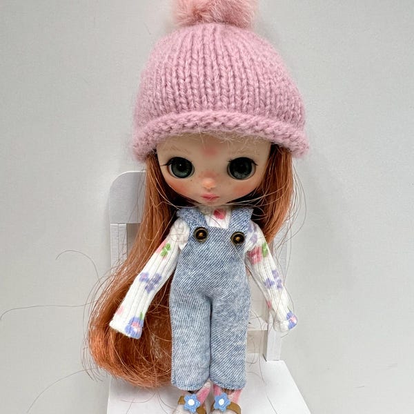 Labubu Macaron Outfit : lovely Orange Set jumpsuit and Cap - Etsy