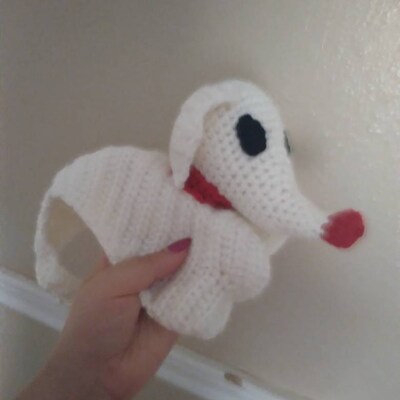 Crochet PATTERN Zero the Ghost Dog Plush Inspired by the Movie ...