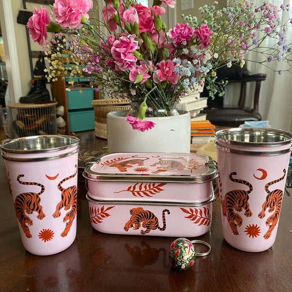 Hand Painted Masala Dabba Spice Tin, Spice Dabba, Beautiful Masala Box ...