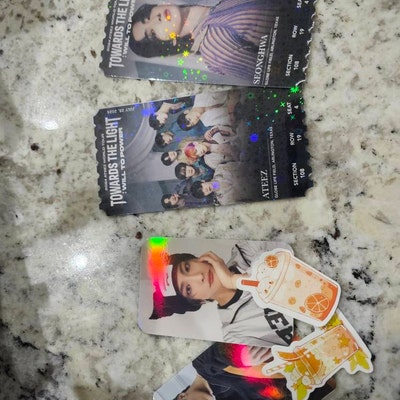 Ateez Seonghwa Photo KPOP Picket / Fan With Ruffles - Etsy