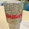 Yeti Glitter Rose Gold Tumbler/glitter Yeti Tumbler/dip Rose Gold Yeti ...