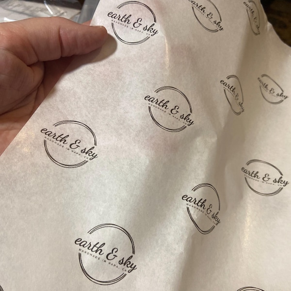 Personalized Tissue Paper, Custom Logo Tissue Paper, Branded Tissue ...