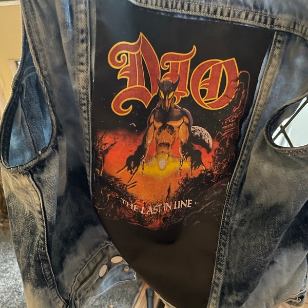 Dio - the Last in Line Back Patch Cosplay - Eddie Munson HALLOWEEN ...