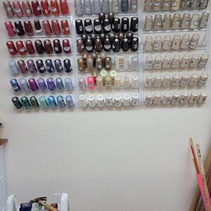 Sewing Thread Rack - Holds 42 Large Isacord Style Spools 5000M - Thread ...