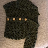 CROCHET PATTERN & VIDEO/ Mini Pop Cardigan Crochet Pattern / Easy Top ...