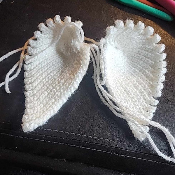Crochet Angel Wings Pattern Pdf, Crochet Wings Pattern, Christmas Angel ...