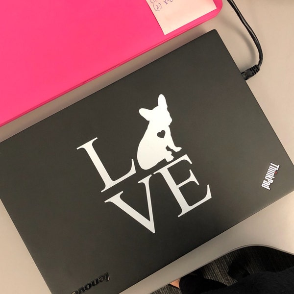 French Bulldog V1 LOVE, Frenchie Love, Frenchie Sticker, Love French ...