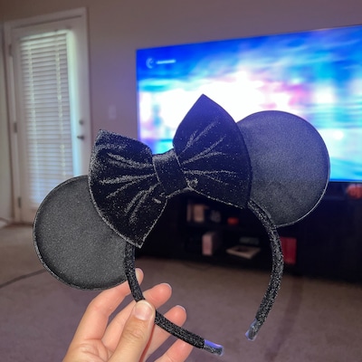 Mickey Pearls Ears, Mickey Ears, Minnie Ears, Sky Blue Ears, Mouse Ears ...