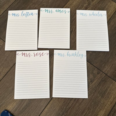 Personalized Notepad, Custom Notepad, Personalized Stationery, Writing ...