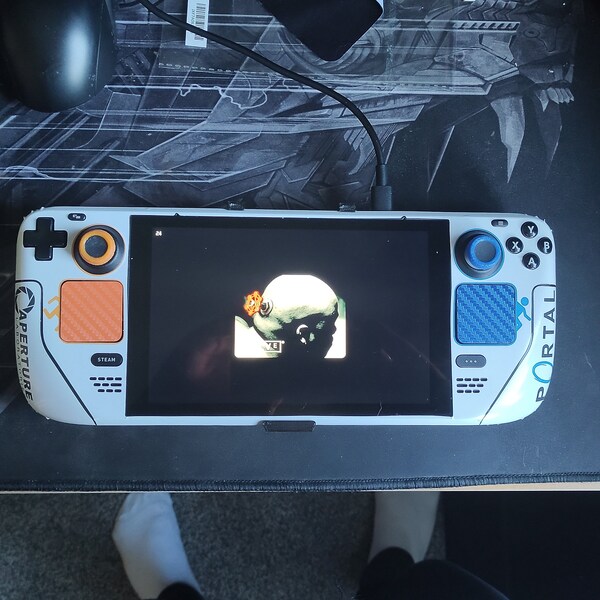 Touchprotect® Trackpad Skin for Steam Deck. White Carbon Fiber for Your ...