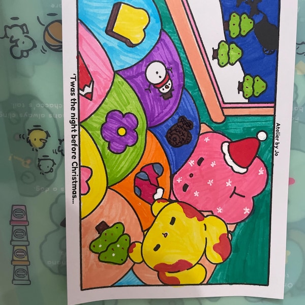 Digital Cozy Coloring Page Bundle 11 Original Illustrations for Adults ...