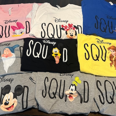 Walt Disney Group Shirts, Disney Trip Shirts 2024, Disney Characters ...