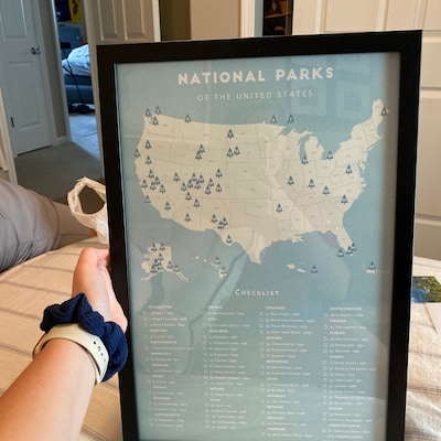 National Park Nursery Decor Alphabet Poster National Park Baby Shower ...