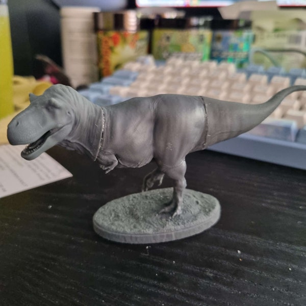 Tyrannosaurus Rex and Cub 1:35 Scale Model - Exceptional 3D Resin ...