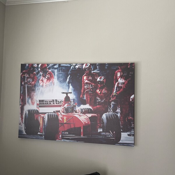 Freightliner Canvas Truck Decor Muscle Car Wall Art Truck Car Art ...