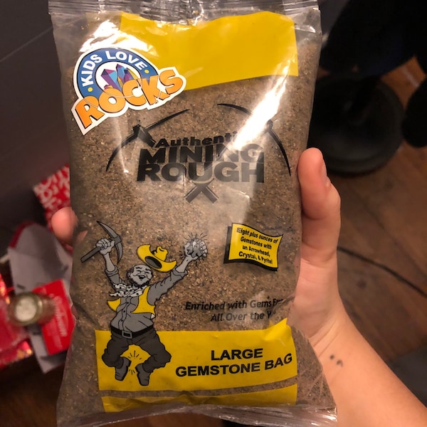 Large Gemstone Mining Rough Bag, Kidsloverockz, Cold River Mining ...