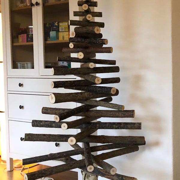 Weihnachtsbaum aus Holz Modell Lichtung, nachhaltiger Tannenbaum ...