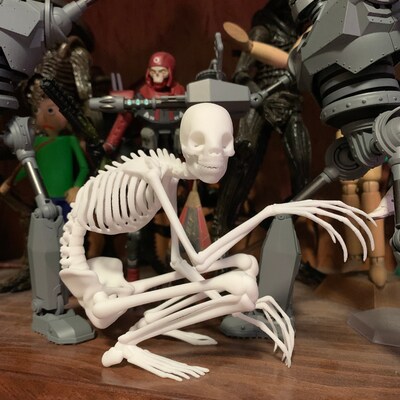 The Rake Skeleton 3D Print Taxidermy Sculpture - Etsy